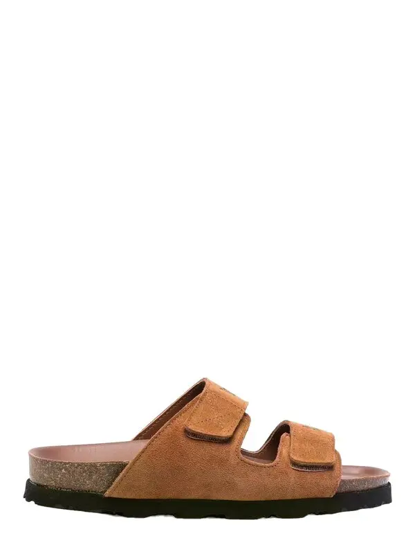 Palm Angels Touch-strap Flap Sandals - Brown