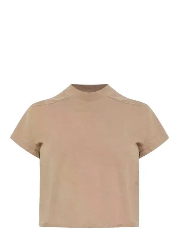 Rick Owens Mock Neck Cropped Top - Neutrals