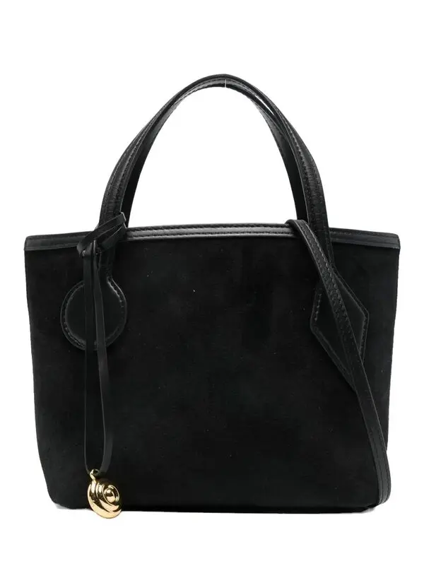 LIFFNER Small Spout Charm-detail Suede Tote Bag - Black