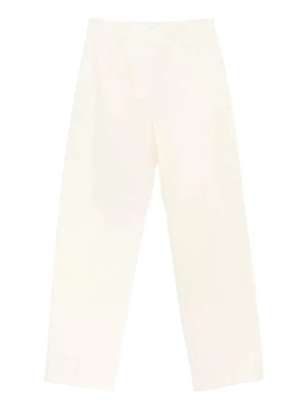 JIL SANDER Cotton Trousers - Neutrals