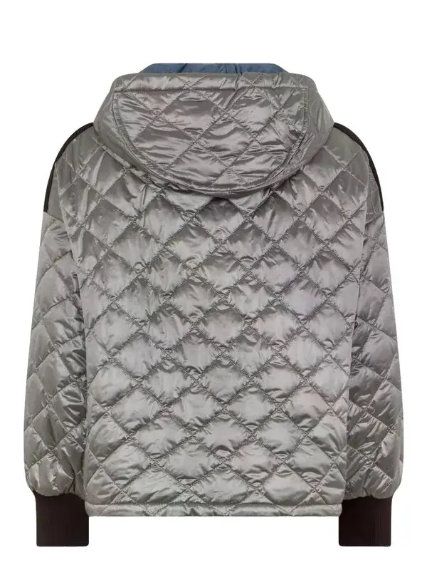 MOORER Jamila Quilted Jacket - Grey
