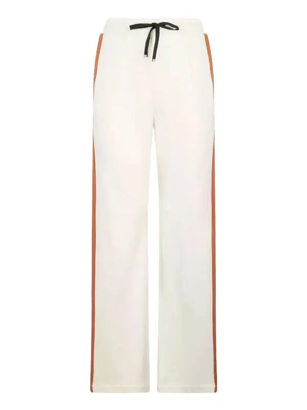 MOORER Straight-leg Drawstring Trousers - Neutrals
