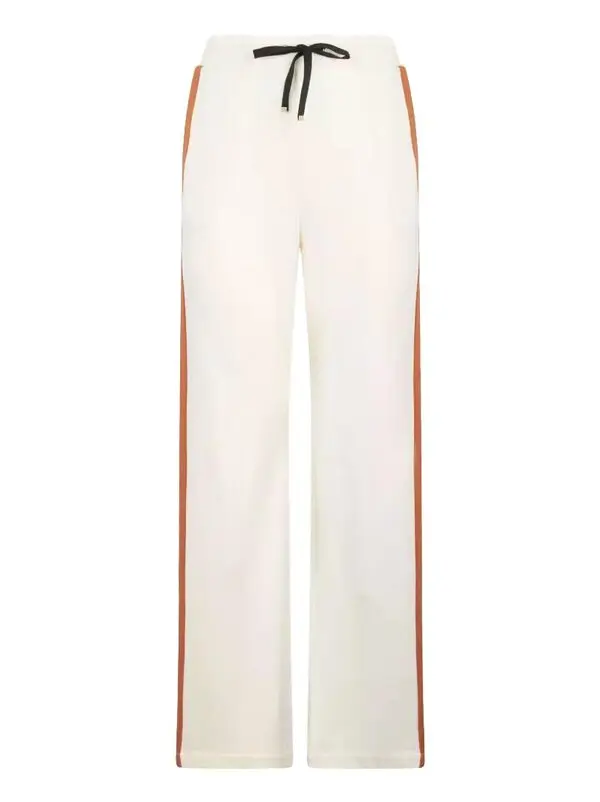 MOORER Straight-leg Drawstring Trousers - Neutrals