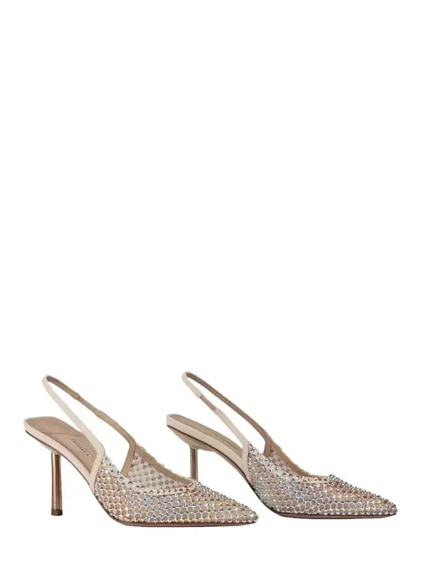 LE SILLA Gilda Embellished Slingback Pumps - Neutrals