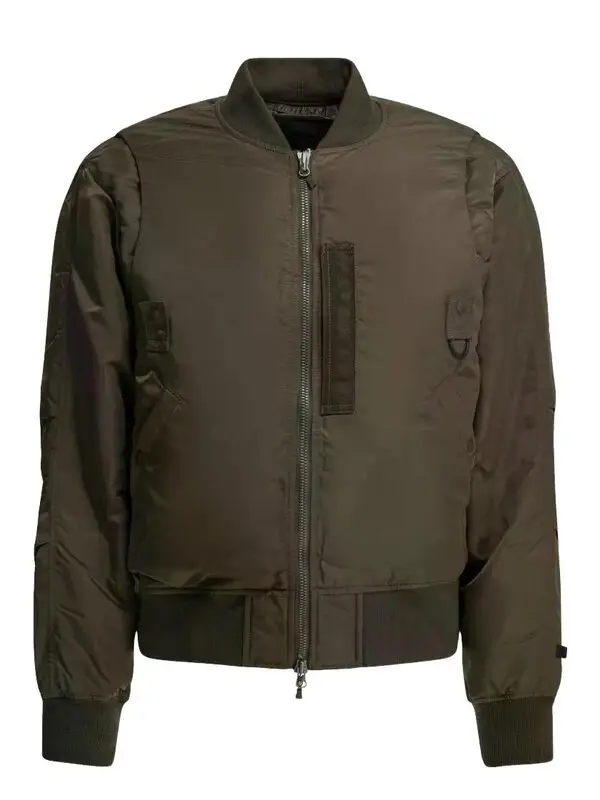 DAIWA PIER39 Zip-up Bomber Jacket - Green