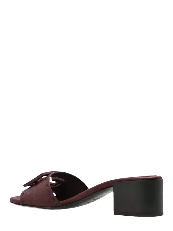 Fendi Logo Sandals - Red