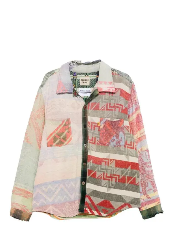 GALLERY DEPT. Patchwork Shirt - Neutrals