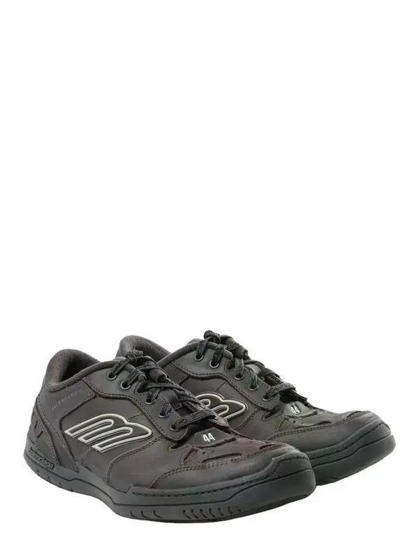 Balenciaga Logo Detail Lace-up Sneakers - Grey