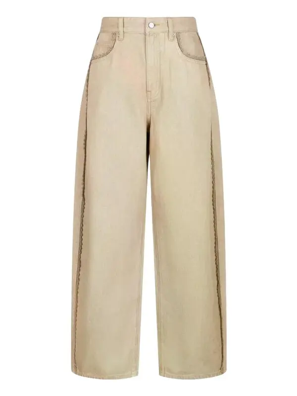 JNBY Scalloped-edge Jeans - Neutrals