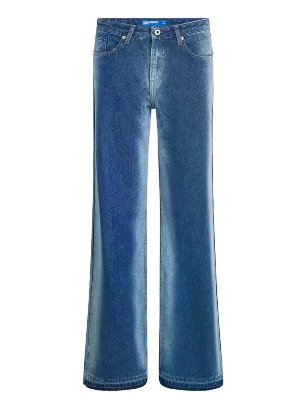 Karl Lagerfeld Ombré Effect Jeans - Blue