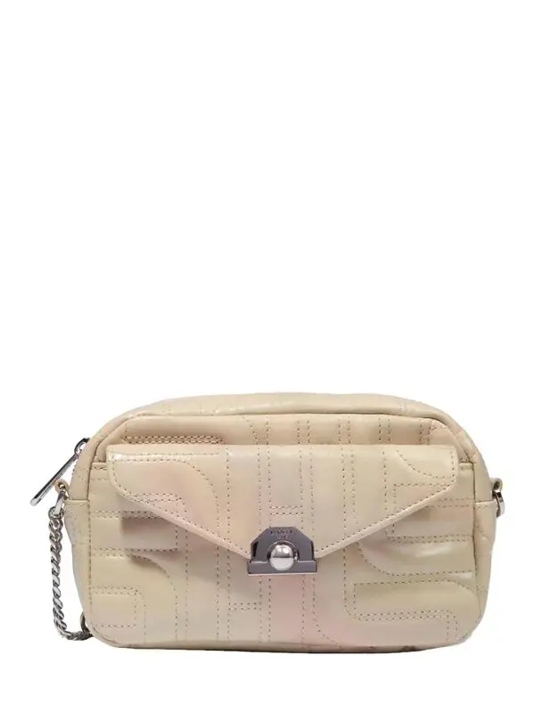 LANCEL Midi Minuit Quilted Cross Body Bag - Neutrals
