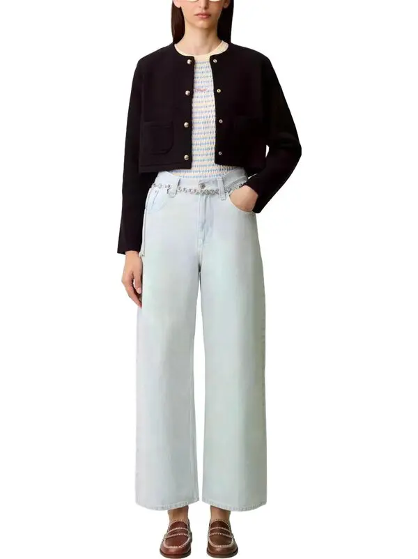 Claudie Pierlot Light Wide-leg Jeans - Blue