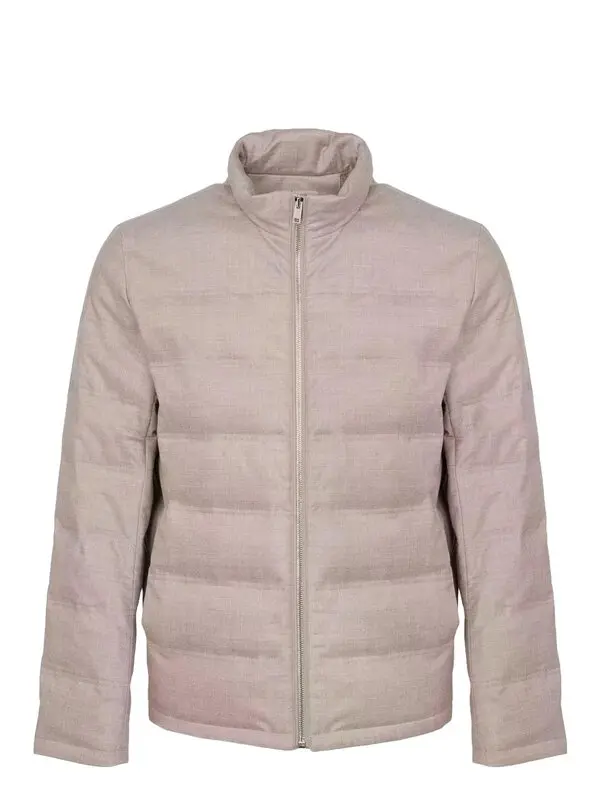 YVES SALOMON Padded Jacket - Grey