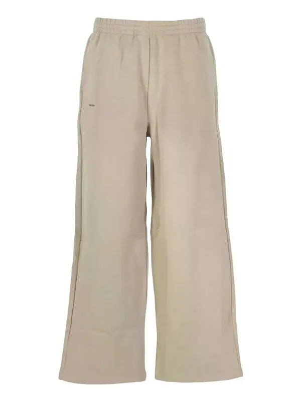 PANGAIA Elasticated Waistband Wide Leg Trousers - Neutrals
