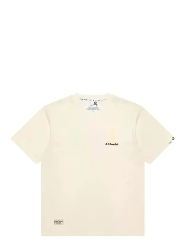 AAPE BY *A BATHING APE Appliqué T-shirt - Neutrals