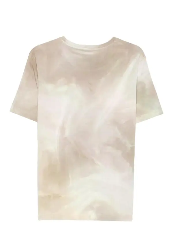 LANEUS Tie-dye T-shirt - Neutrals