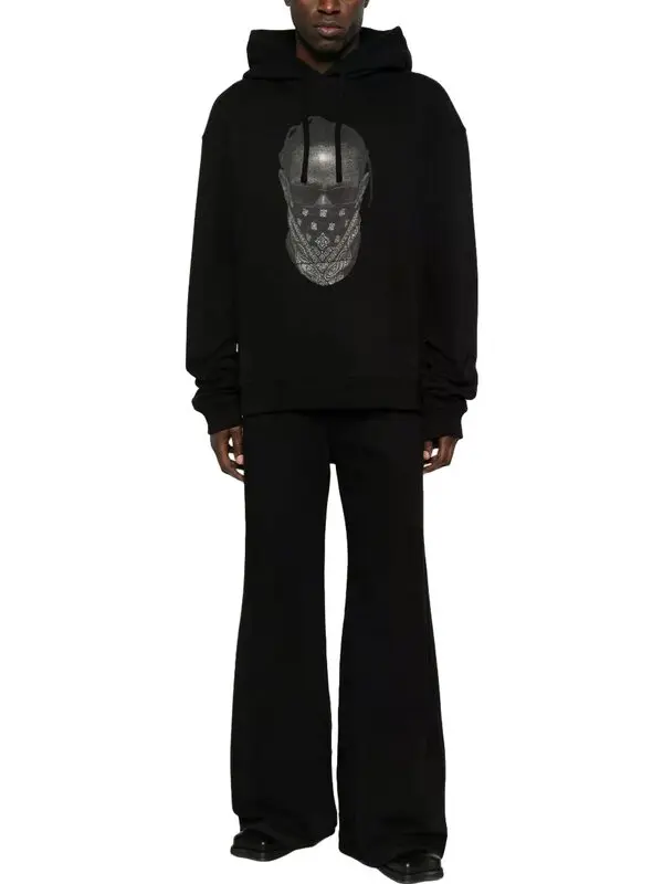 IH NOM UH NIT Mask On Front Hoodie - Black