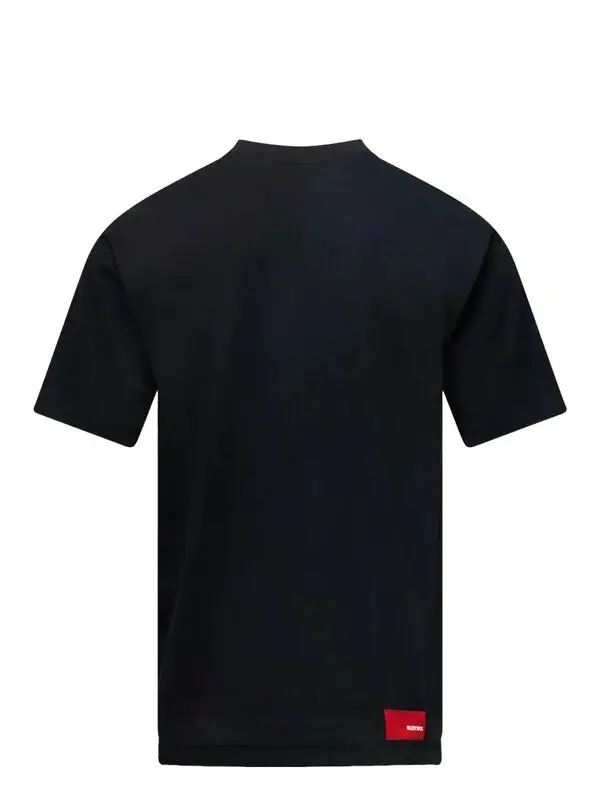 BLACKJACK Crew-neck Short-sleeve T-shirt - Black