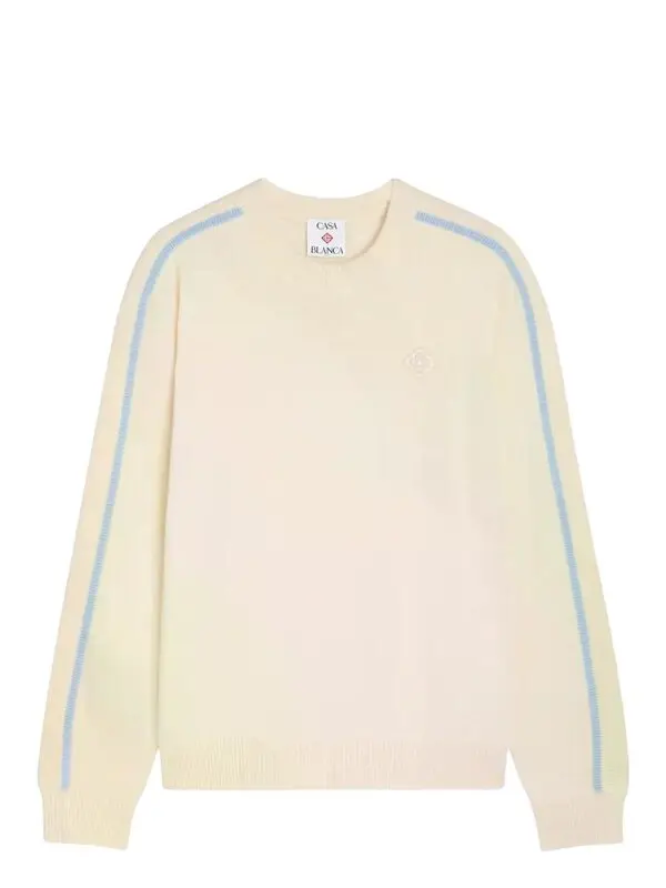 Casablanca Striped Sweater - Neutrals