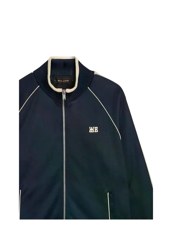 WALES BONNER Motion Mesh-panelled Track Jacket - Blue
