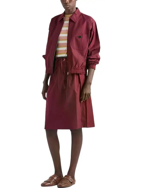 Prada Poplin Jacket - Red