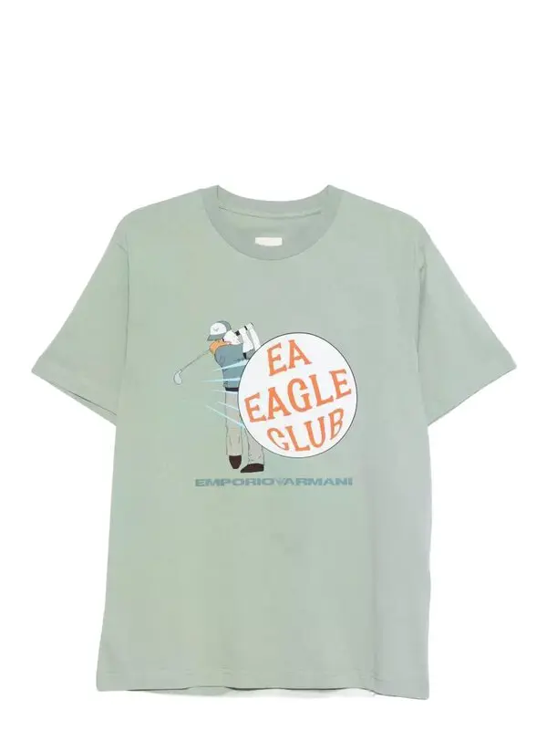 Emporio Armani Graphic Crewneck T-shirt - Green