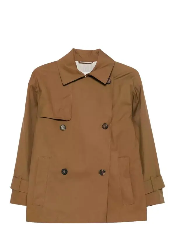Max Mara Double-breasted Pocket Jacket - Brown