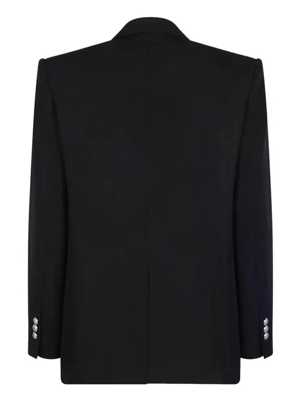 Balmain Double-breasted Blazer - Black