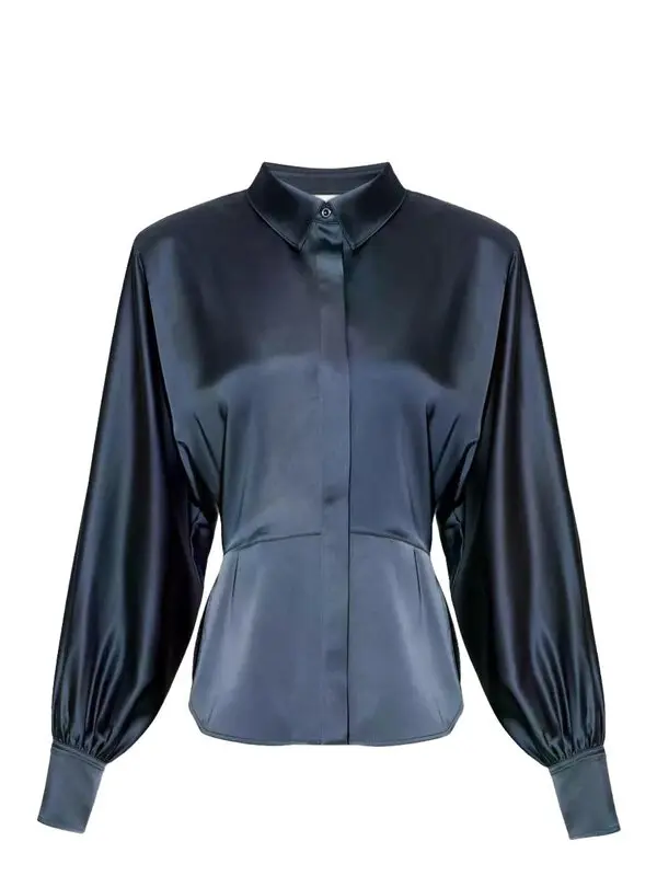 IRO PARIS Balloon Sleeve Shirt - Blue
