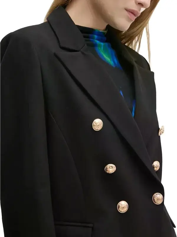 GAUDI Double-breasted Blazer - Black