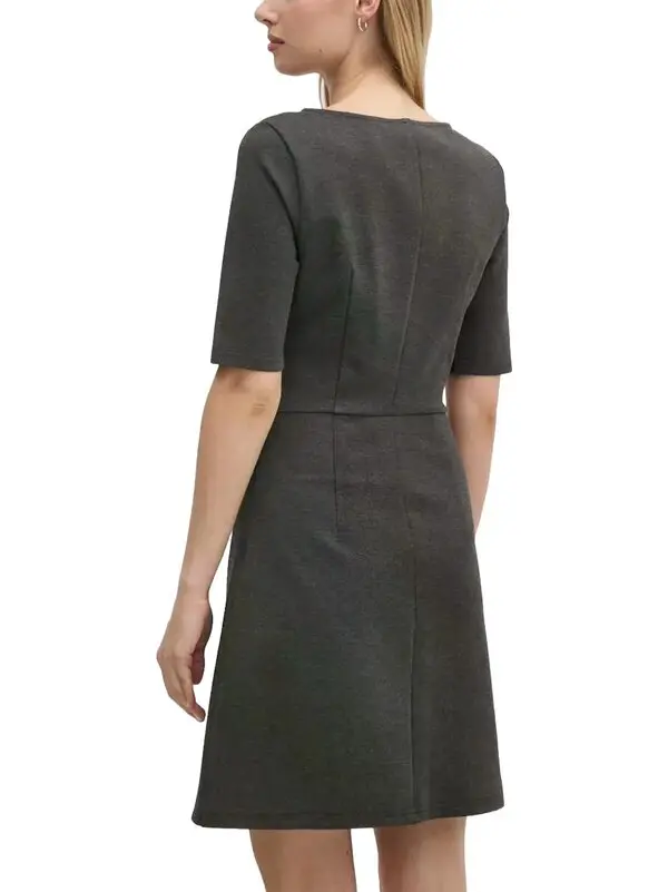 GAUDI Flap-pocket Mini Dress - Grey