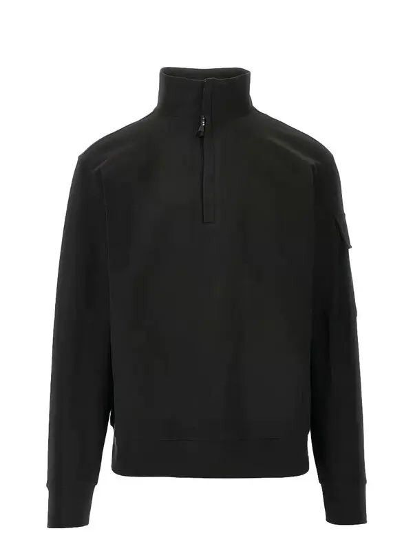 C.P. COMPANY Metropolis Half-zip Sweater - Black