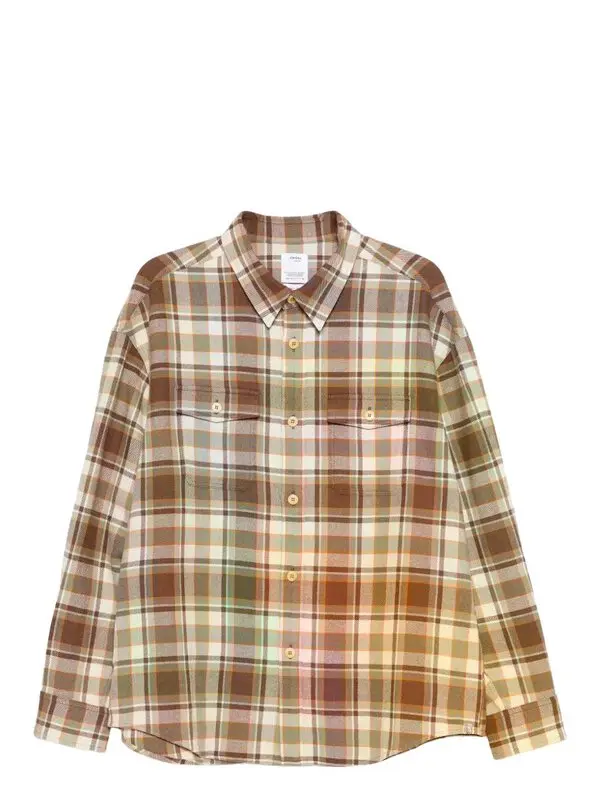 Visvim Lumber Checked Shirt - Brown