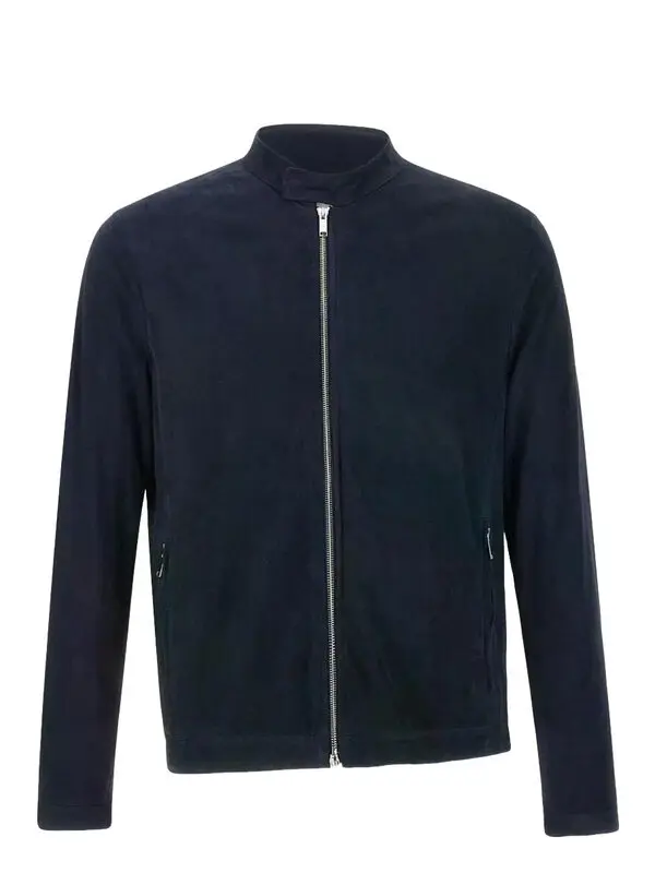 CONCEPT LEATHER Siena Nappa-leather Jacket - Blue
