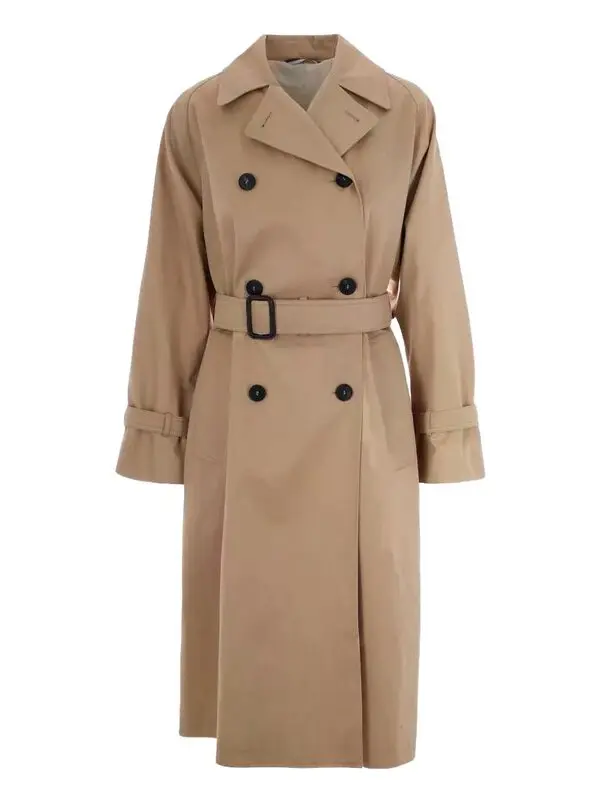 Max Mara Double-breasted Trench Coat - Neutrals