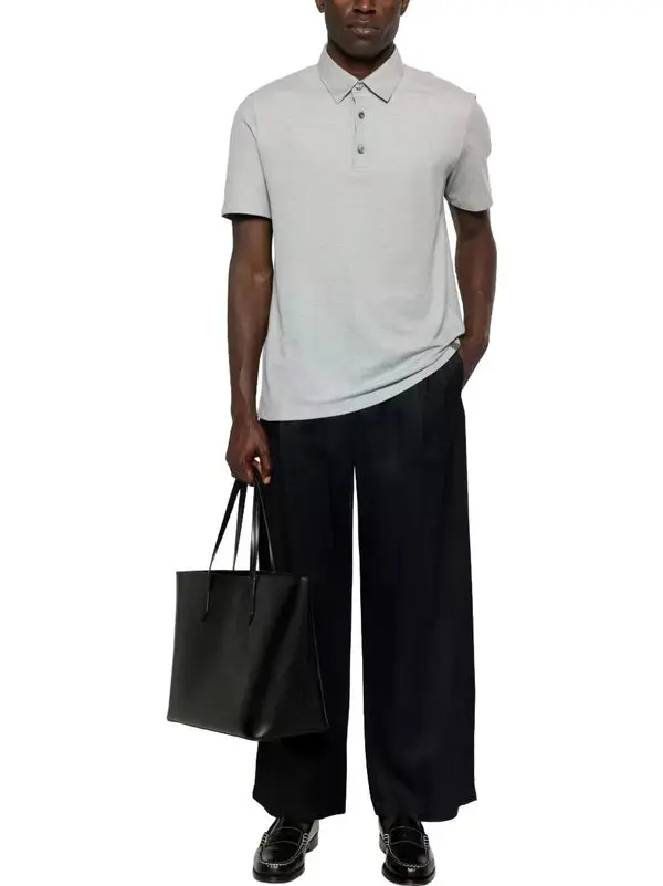 Brioni Buttoned Polo Shirt - Grey