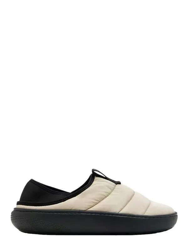 CROCS Quilted Puff Moc Sneakers With Platform Sole - Neutrals
