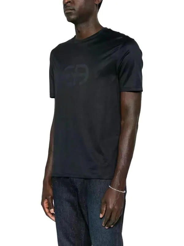 Emporio Armani Logo-detail T-shirt - Black