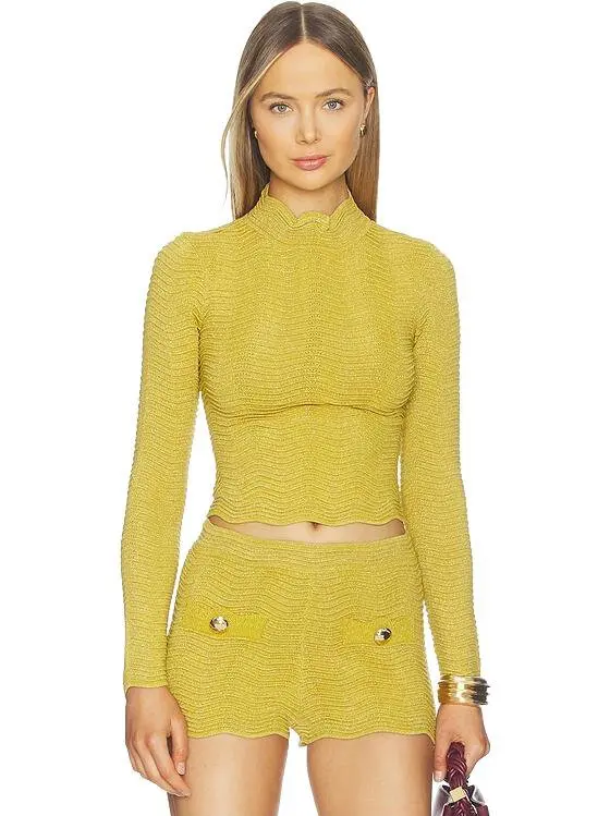Retrofete Prissy Top - Olive