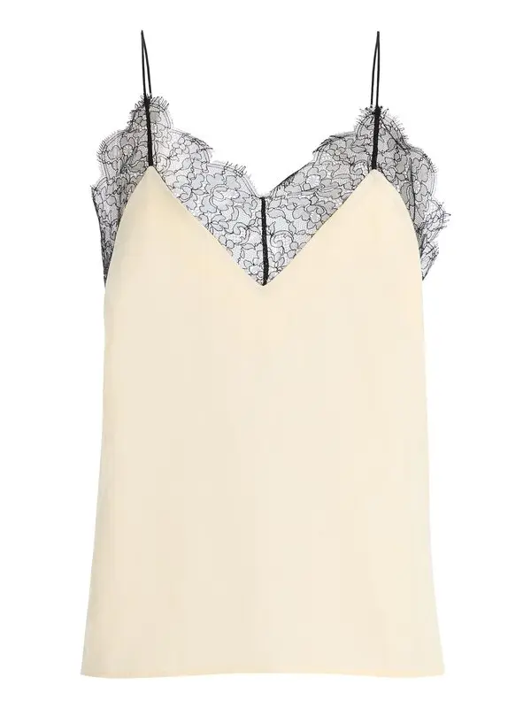 Françoise Layla Lace-trim Top - Multi