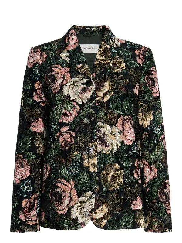 Dries Van Noten Brea Floral Jacket - Multi