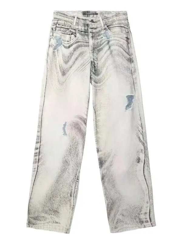 Camper Distressed-effect Jeans - Grey