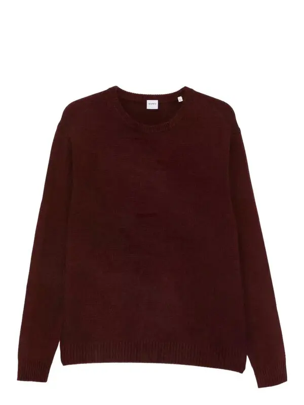 Aspesi Crew-neck Cashmere Sweater - Red