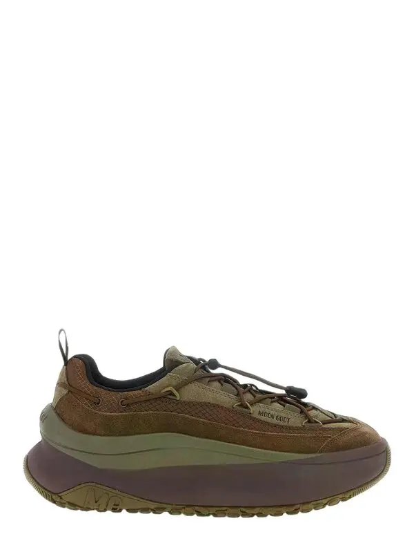 Moon Boot Moon247 Xlace Khaki & Sneakers - Brown