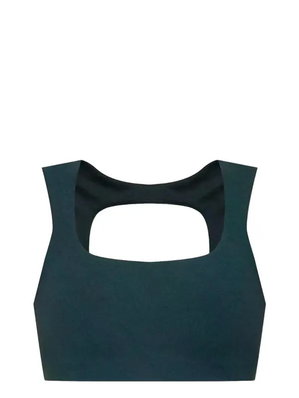 Nike Logo-print Sports Bra - Blue