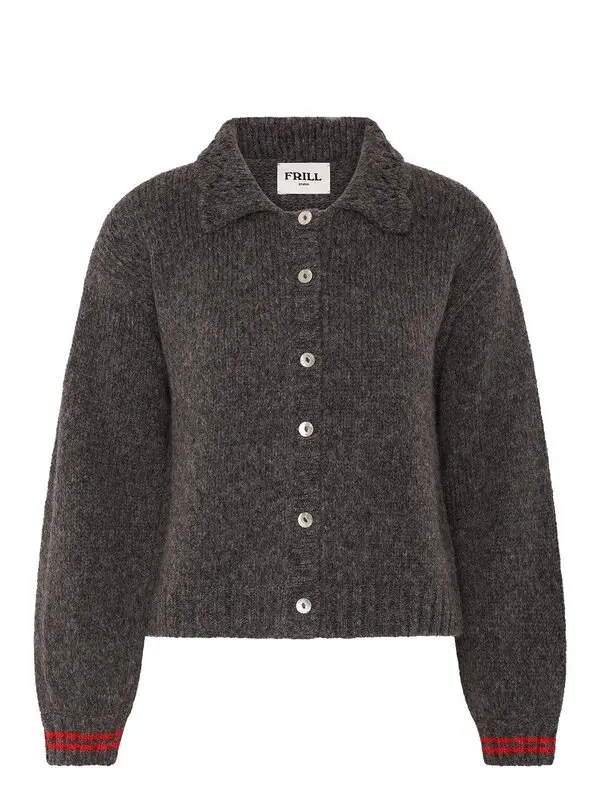 FRILL STUDIO Wendy Cardigan Stormy - Grey