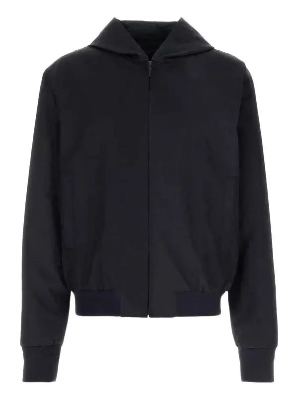 Gucci Gg Cotton Canvas Zip Jacket - Blue