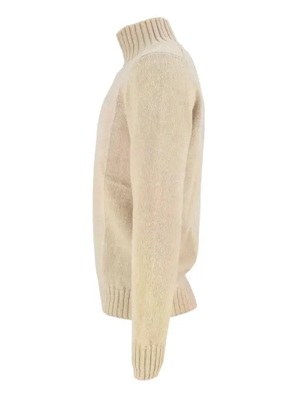 SETTEFILI CASHMERE Check-patterned Sweater - Neutrals