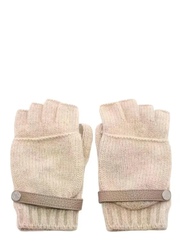Hermès 2010s Lionel Convertible Mittens - Neutrals