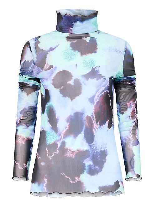 RAT AND BOA Sole Floral Mesh Top - Multi